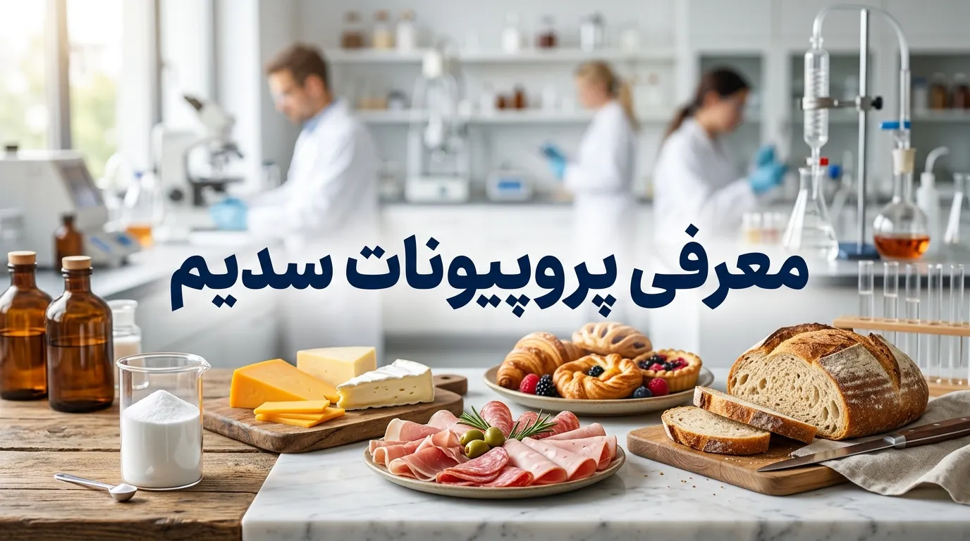 پروپیونات سدیم چیست؟ کاربردها، ویژگی‌ها و تفاوت با مدل کلسیم